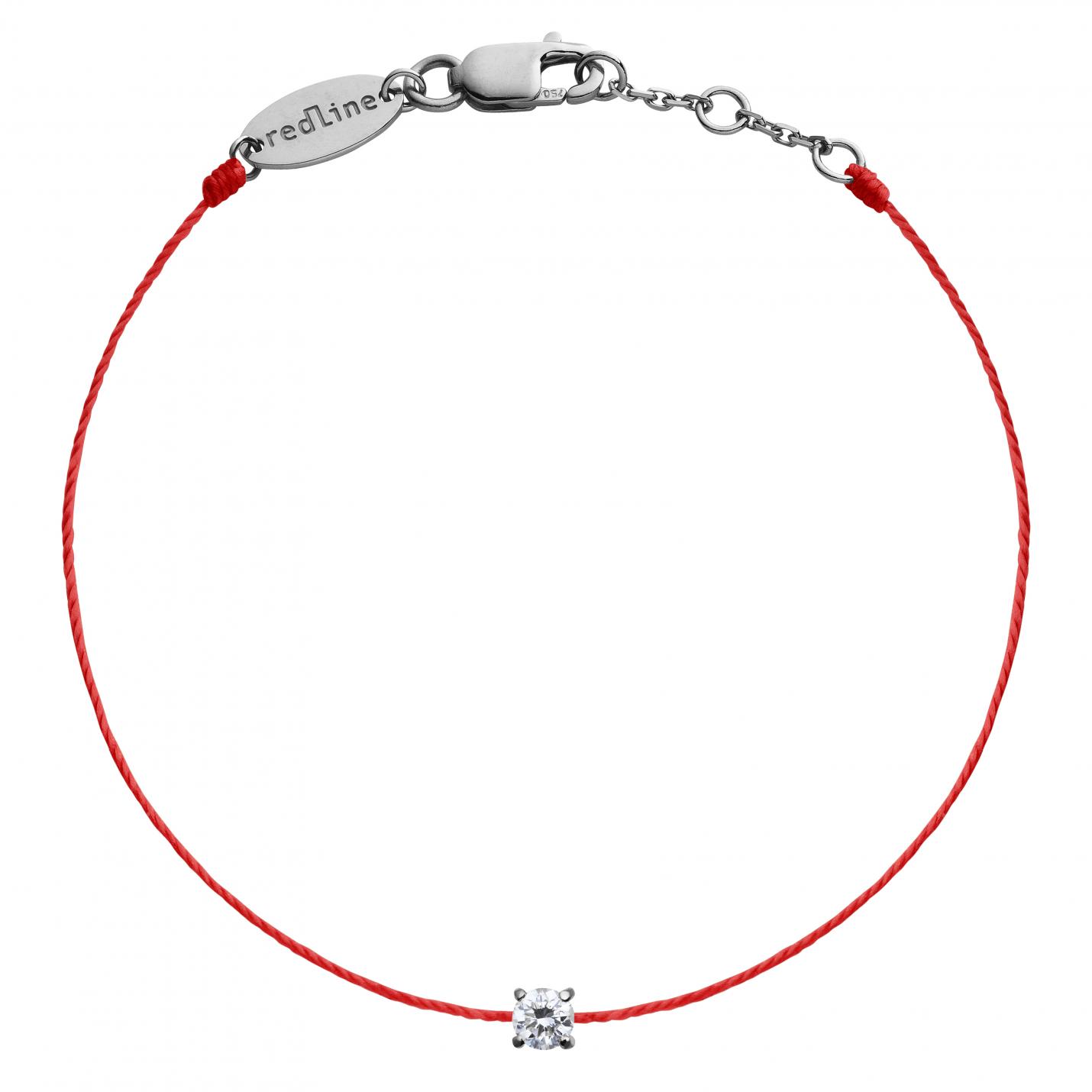 Redline Jewerly - Solitaire - String Bracelet For Women with 0.08ct ...
