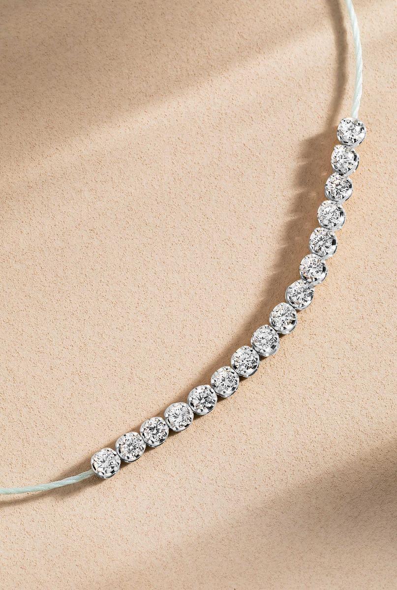 Redline Jewerly - Marilyn - String Bracelet For Women with 0.29ct Round ...