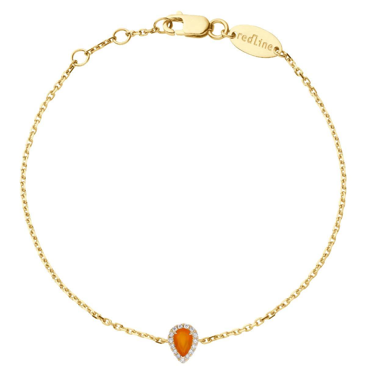 Redline Jewerly - Tendresse Cornaline - Chain Bracelet For Women with 0 ...