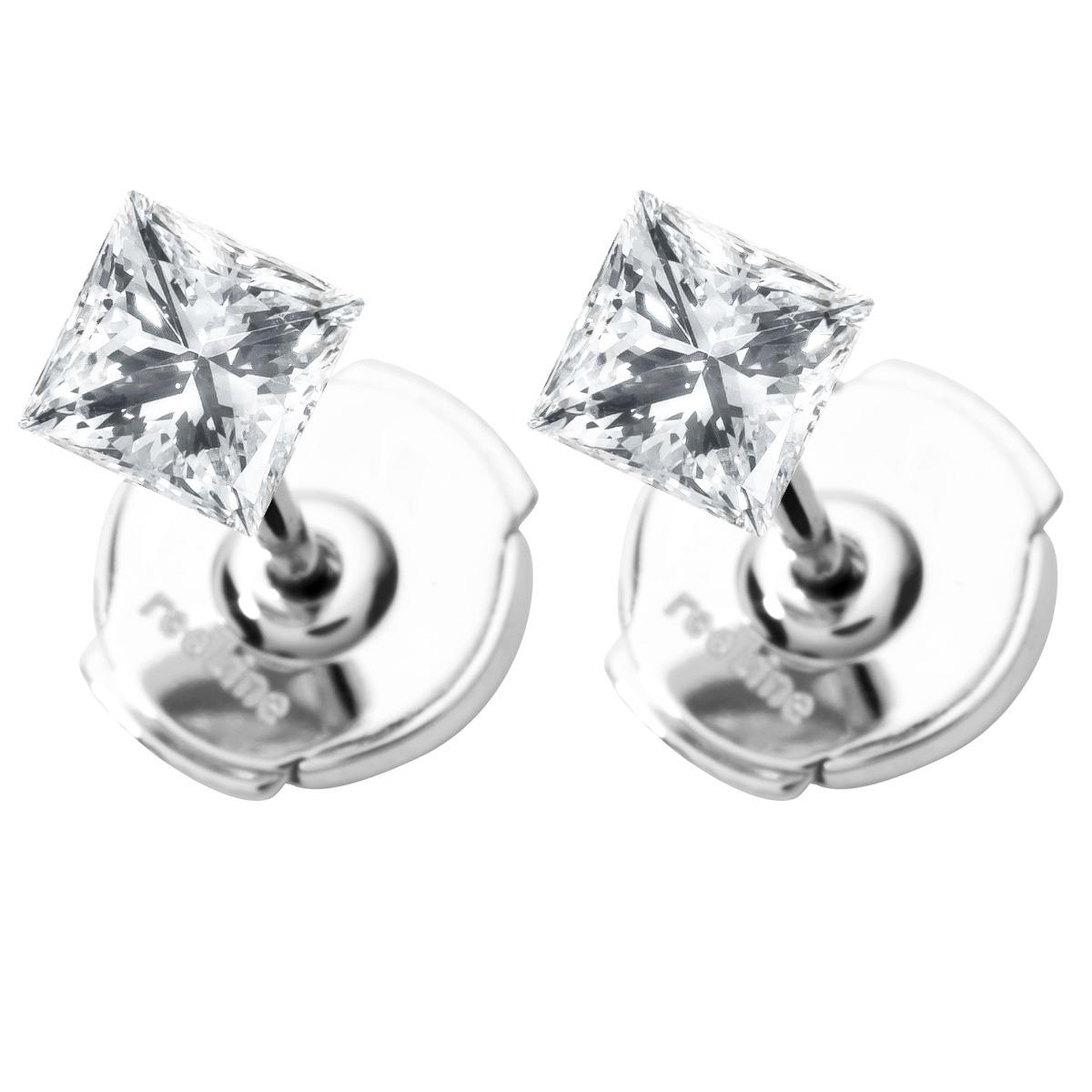 Redline Paris - Princess earrings white gold - Redline