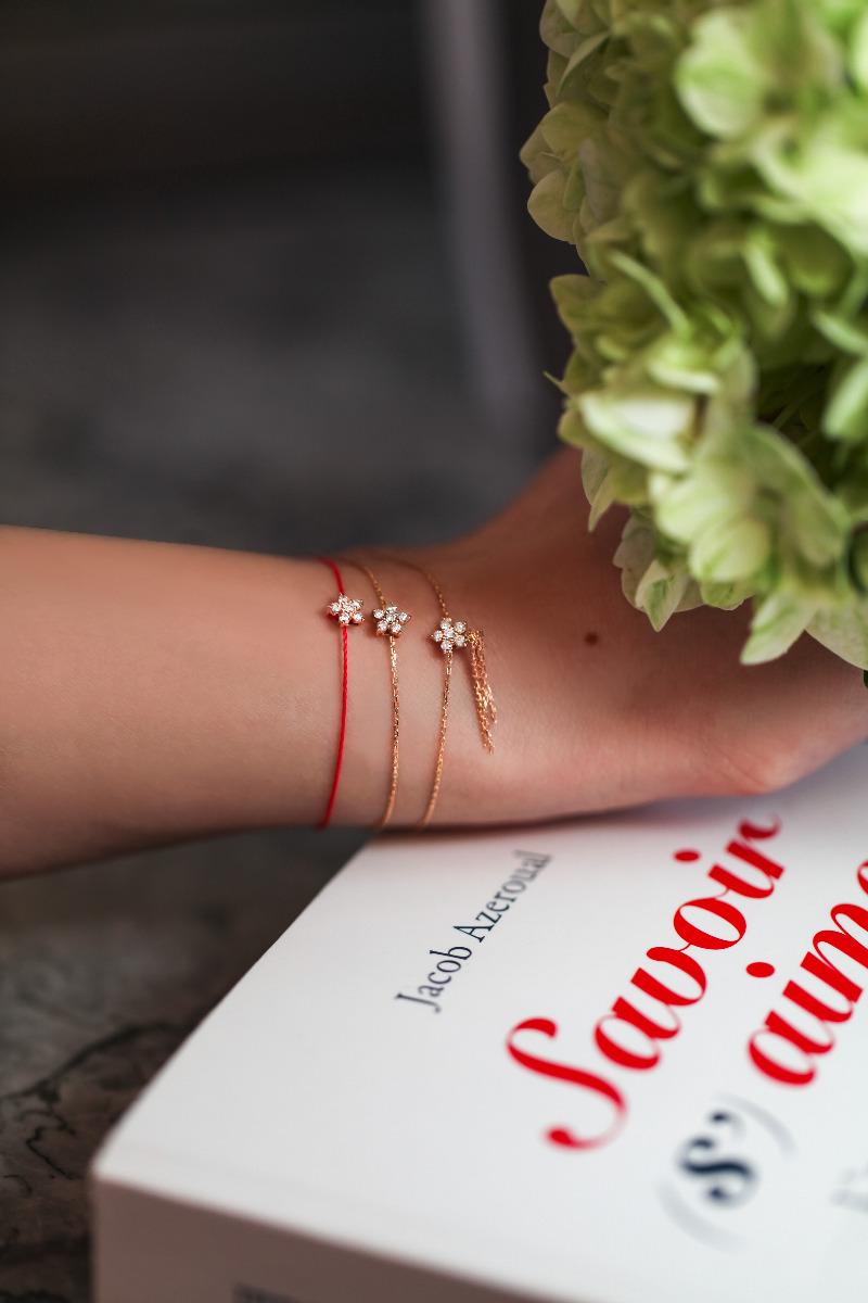 Redline Jewerly - Nova - Chain Bracelet For Women with 0.09ct Round ...