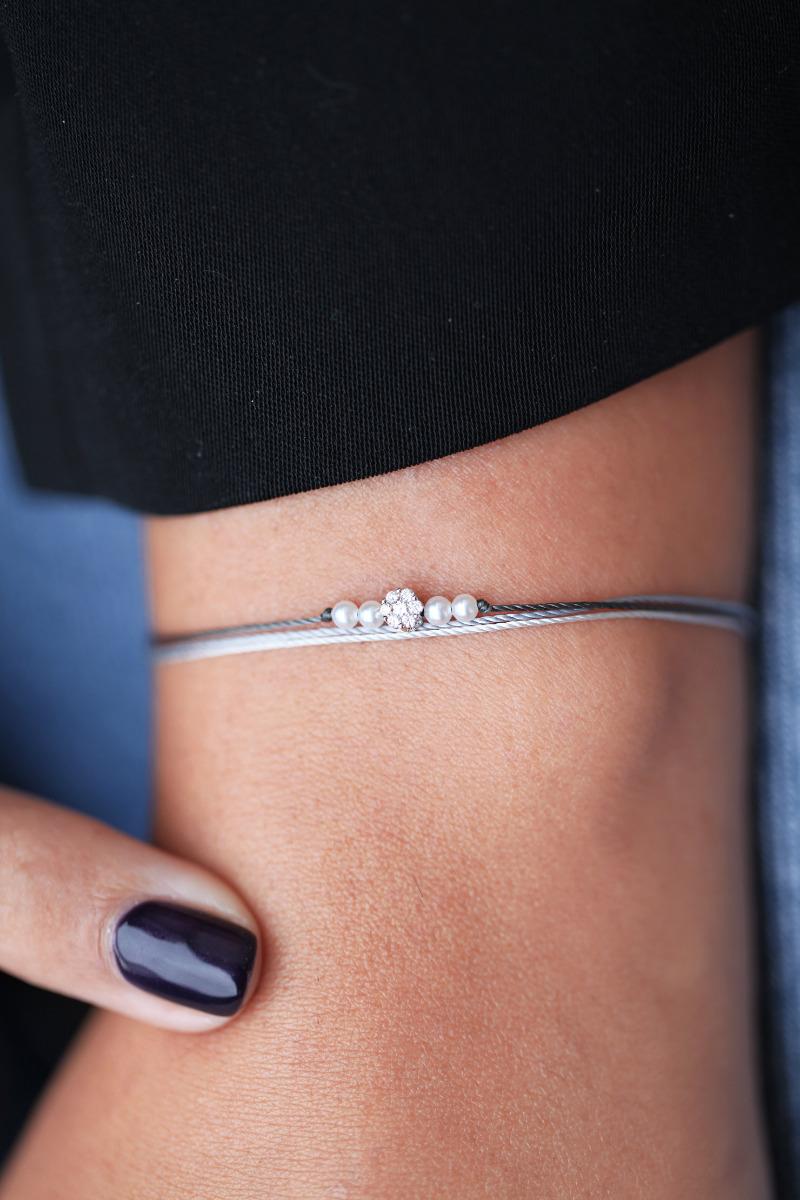 Redline Jewerly - Illusion "Perlé" - Multistring Bracelet For Women ...